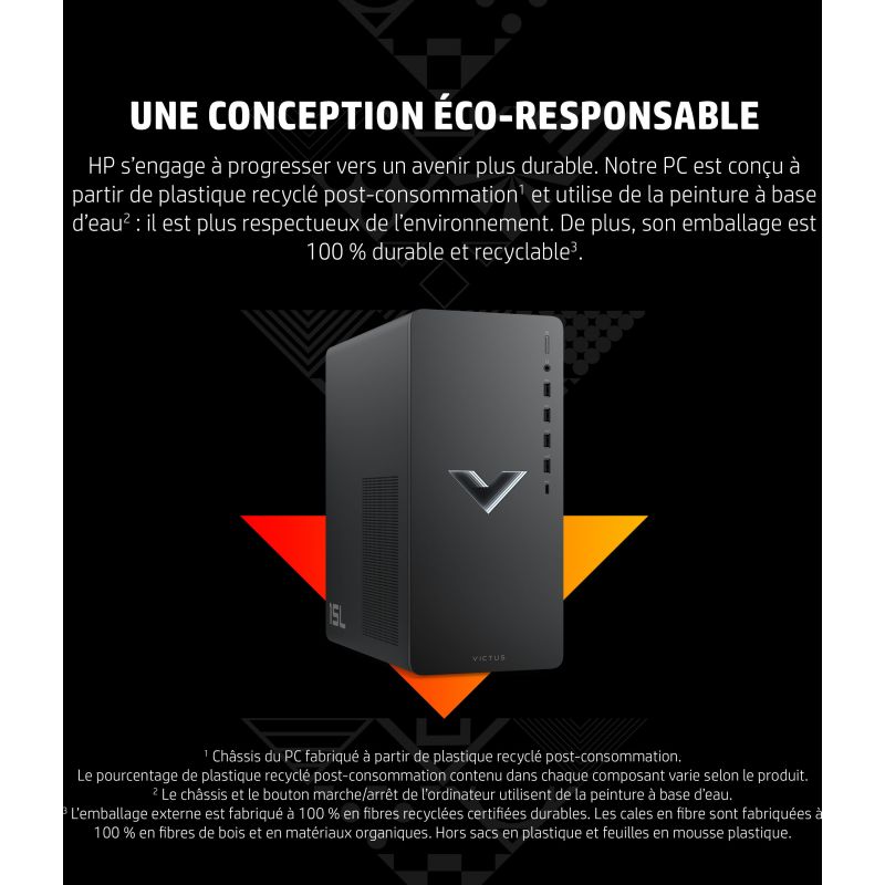 Ordinateur de bureau HP Victus Tower Gaming 1TB TG02-0000nk (6E0Z2EA)