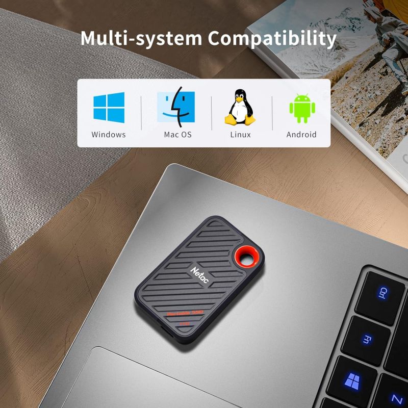 Disque dur SSD externe NETAC 1To ZX20 Type-C 3.2 au Maroc